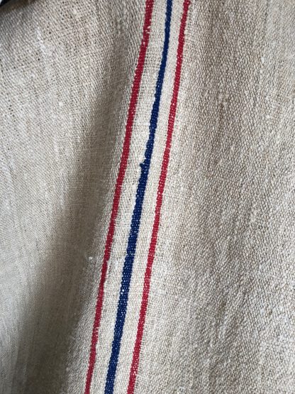 Lino Antiguo Azul y Rojo - El Taller de Chloé